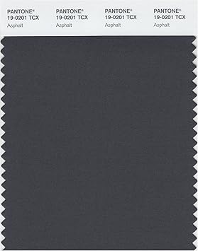 Pantone 19-0201 TCX Smart Color Swatch Card, Asphalt: 亚马逊中国: 家居装修-海外购 美亚直邮